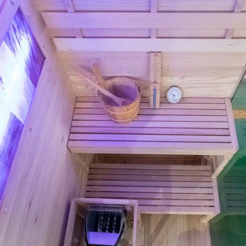 BPS-koupelny Finská sauna Relax HYD-4781 120x120, 2 osoby