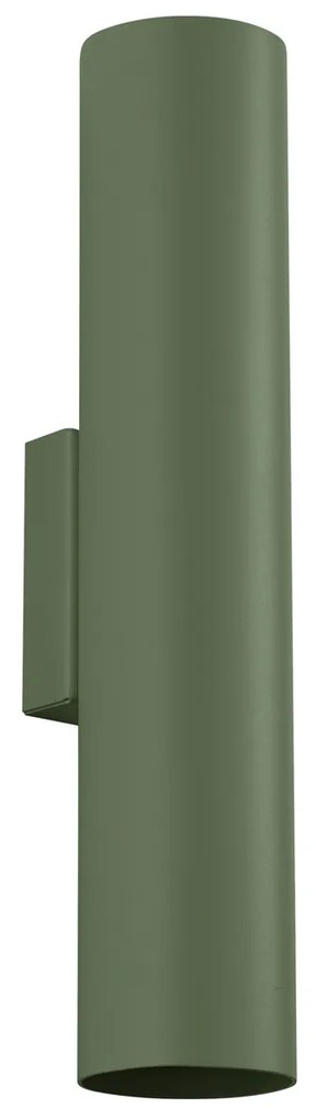 Sollux Lighting Nástěnné svítidlo LAGOS 2 olivově zelené