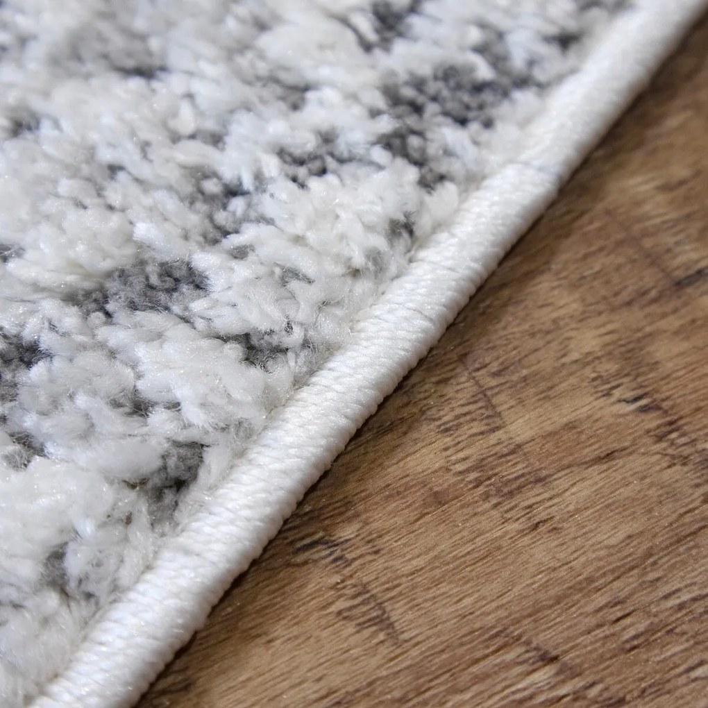 Angel Carpet, Kusový koberec Aurora 55 Grey, 60x110, šedá, kancelář