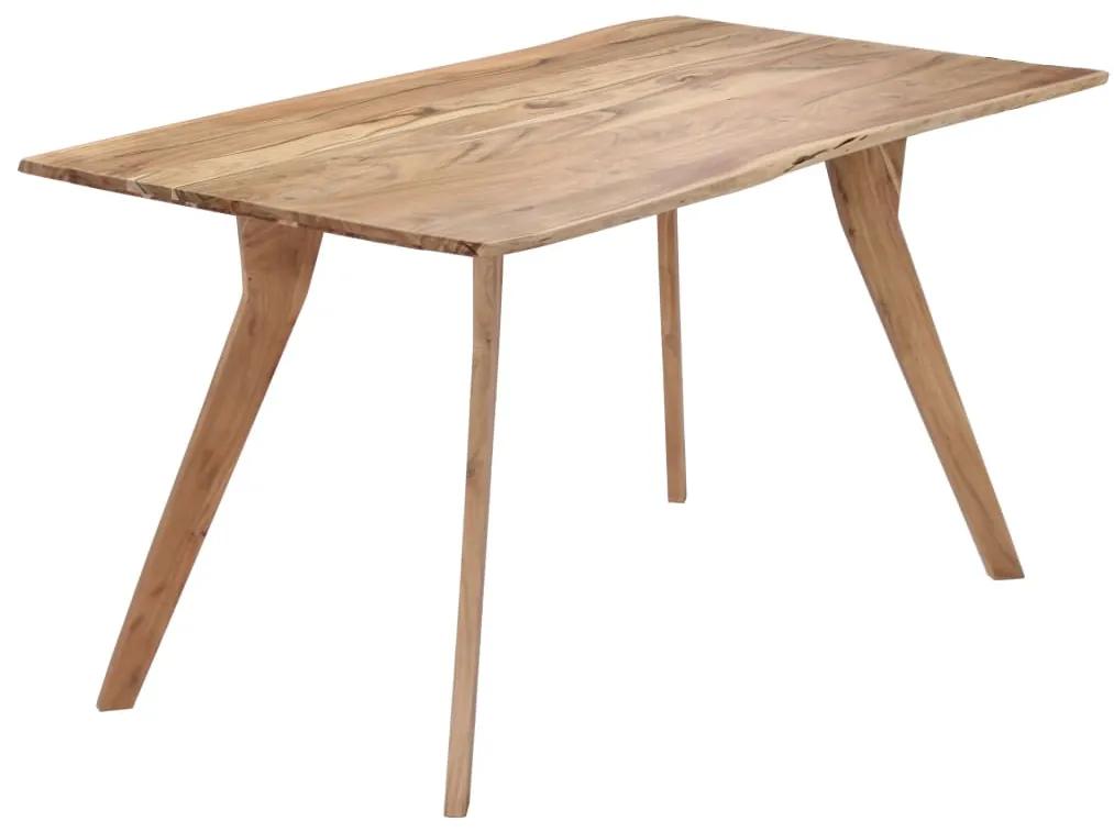 247977 vidaXL Jídelní stůl 140 x 80 x 76 cm masivní akáciové dřevo