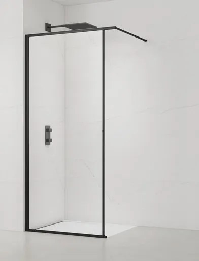 Sprchová zástěna SAT Walk-In se stírací lištou 120 cm SATWISL120C