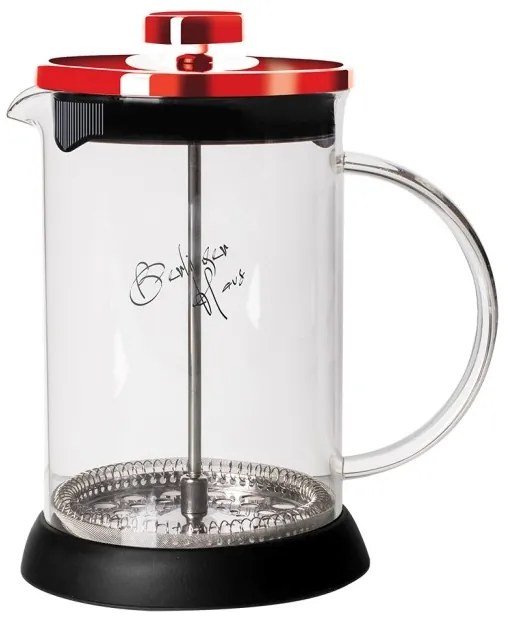 Berlingerhaus berlingerhaus konvička na čaj a kávu french press 600 ml  burgundy metallic line bh-1497