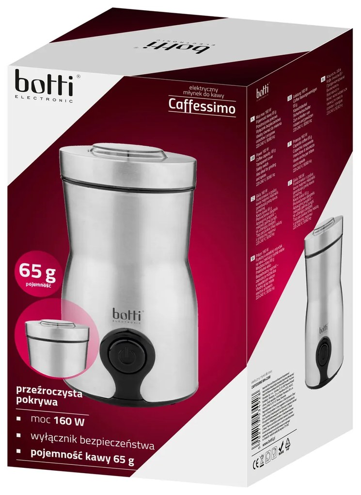 Botti WH-2200 mlýnek na kávu Caffesimo