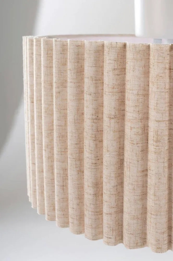 Béžové lněné stropní svítidlo ø 40 cm Alina – Jotex
