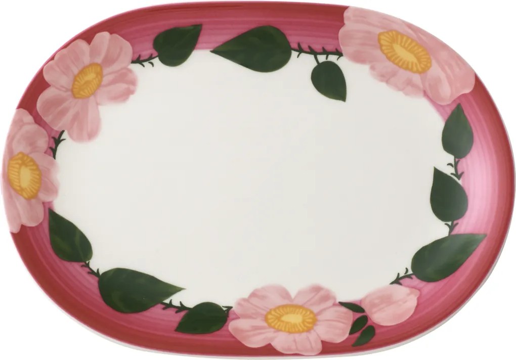 Villeroy&Boch Villeroy & Boch Rose Sauvage Framboise servírovací talíř 26x18,4cm