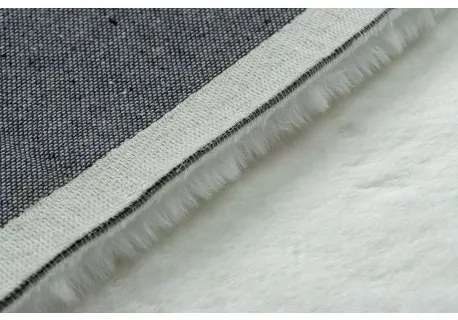 Dywany Luszczow Kusový koberec BUNNY bílá, imitace králíčí kožešiny Rozměr koberce: 60 x 100 cm