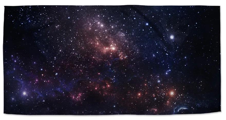 Ručník SABLO - Noční obloha 50x100 cm