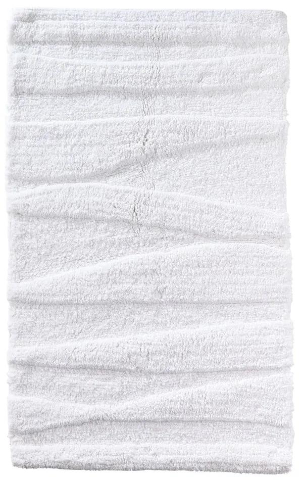 Bílá koupelnová předložka Zone Flow, 50 x 80 cm