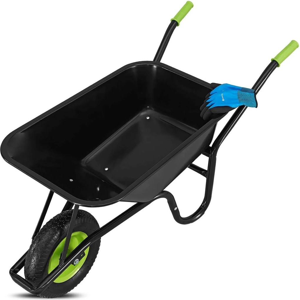 Juskys Zahradní kolečko Garden 100 l Barva: stříbrná