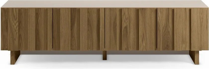Krémový/v přírodní barvě TV stolek z borovicového dřeva 180x50x43 cm Marlo – Marckeric