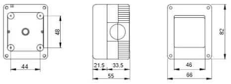 Gewiss 27 Combi zásuvka IP40 šedá GW27815
