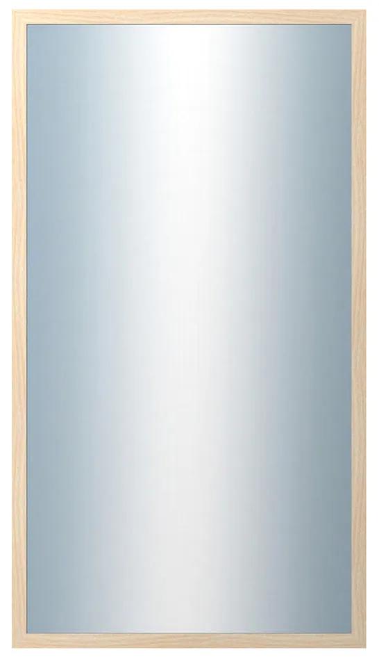 DANTIK - Zarámované zrcadlo - rozměr s rámem cca 50x90 cm z lišty KASSETTE dub bělený (2861)