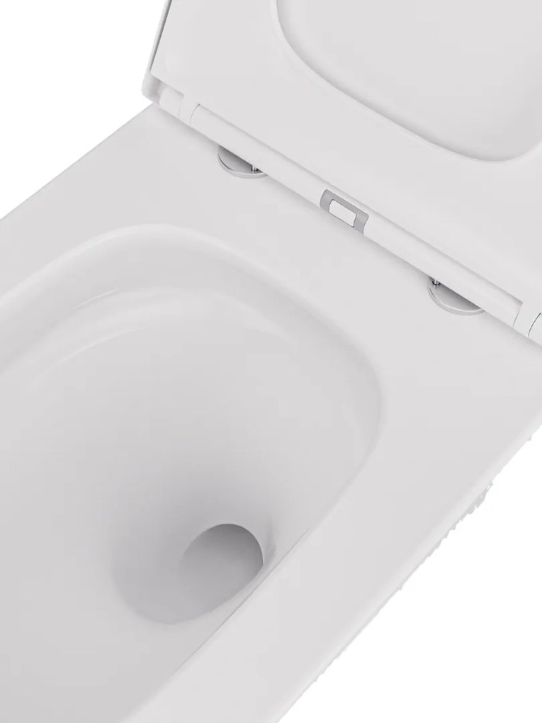 UPTrend Závěsný WC komplet bez příruby GRAVIS VORTEX TR2216R včetně Soft-Close sedátka, bílá lesk
