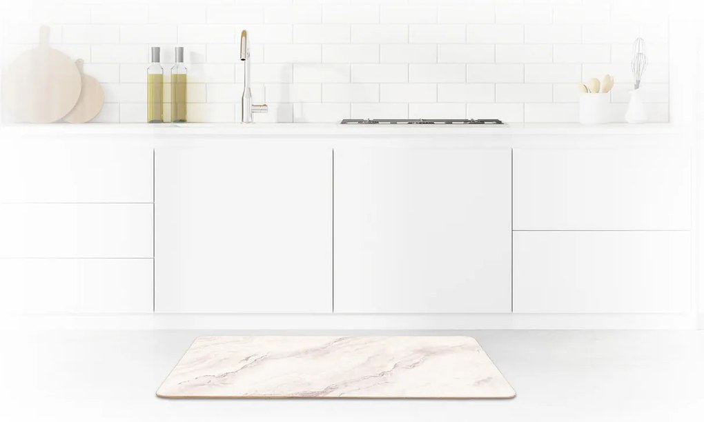 Diatomitová koupelnová podložka EASY, 45 × 75 cm, vzor 1