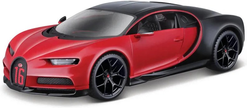 Bburago bugatti chiron sport 1:32 červená
