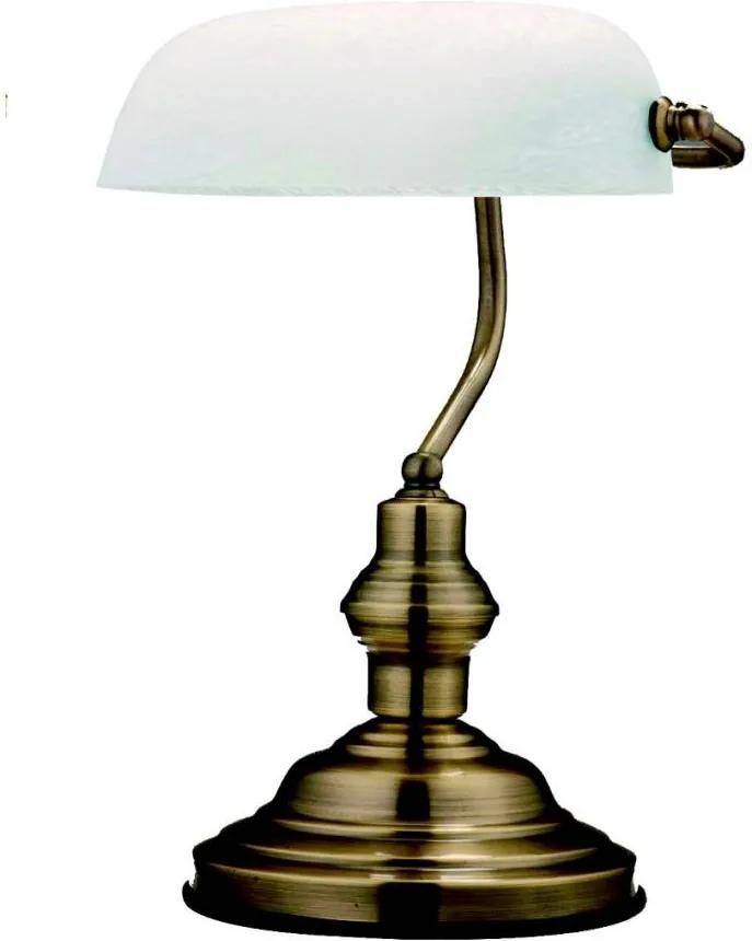 Stolní lampa ANTIQUE, 36cm, bílá Globo ANTIQUE 2492
