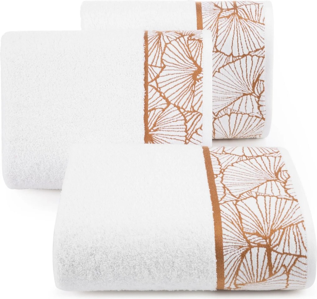 BAVLNĚNÝ RUČNÍK LIMITED COLLECTION LUNA3 50X90 BÍLÁ