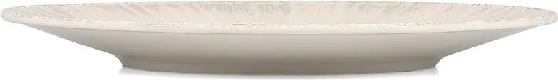 Světle šedý porcelánový talíř ø 25 cm Nuance – BonBistro