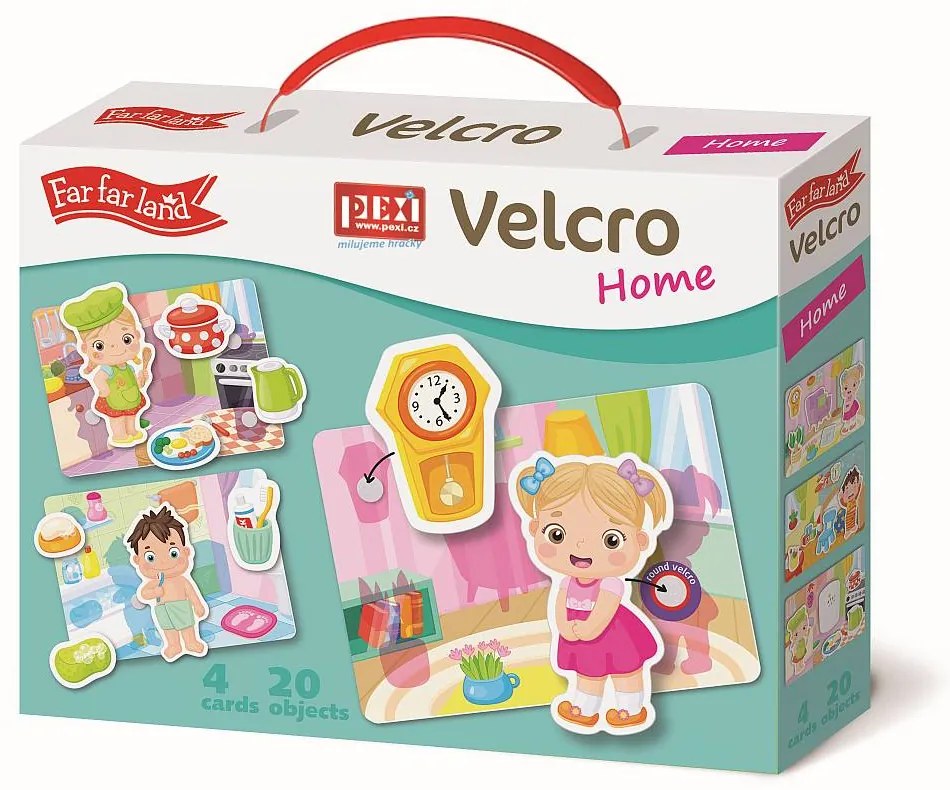 Pexi Velcro skládačky - Domov