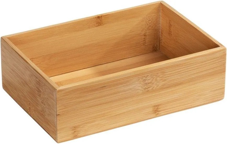 Koupelnový organizér TERRA, bambusový, L , WENKO