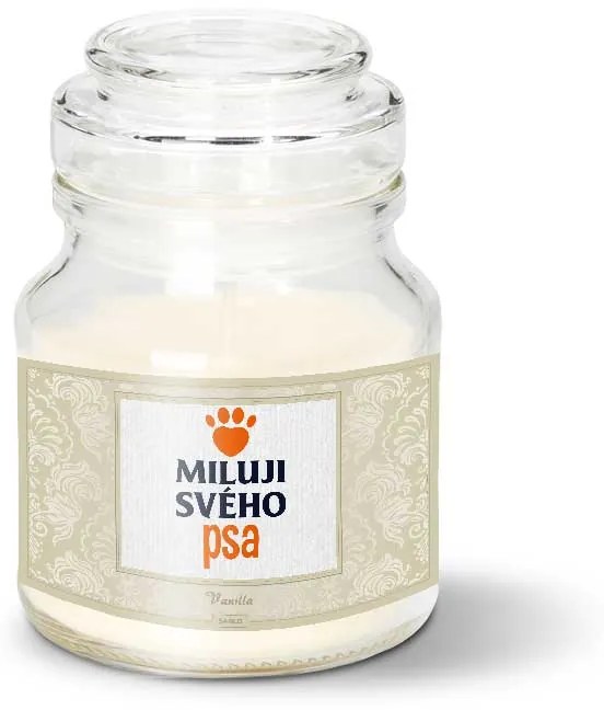 Sablio Svíčka Miluji svého psa - 120 g