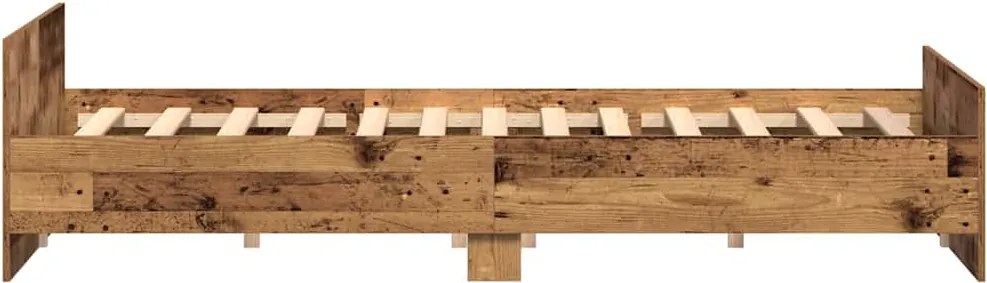 Rám postele Staré dřevo 203 x 203 x 50 cm Kompozitní dřevo 3329303