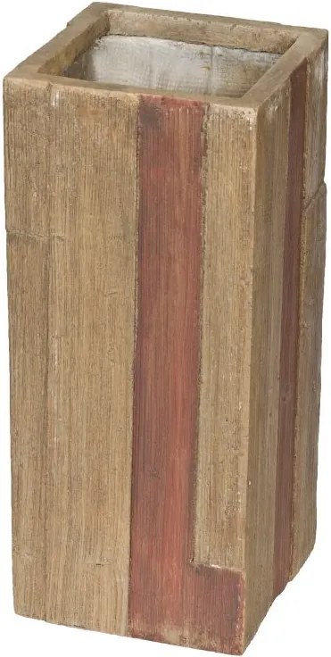 G21 Wood Tube dark 24116 Květináč 26x26x60cm