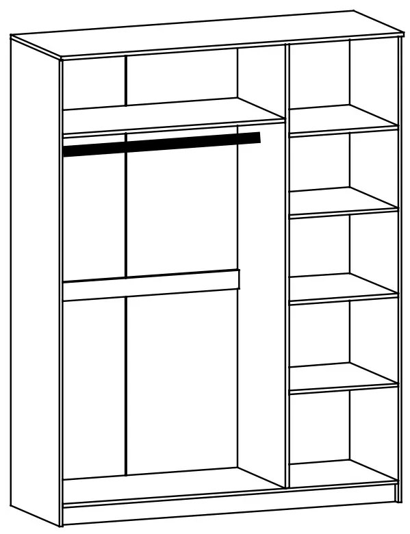Sestava do ložnice VERONIKA april/wenge