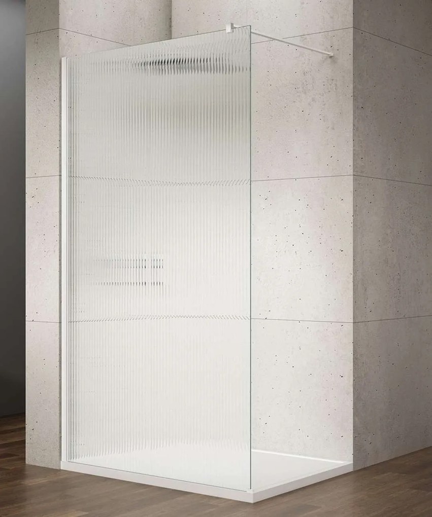 Gelco Vario - Sprchová stěna Walk-In, 100x200 cm, Coated glass, bílá/nordic sklo GX1510-07