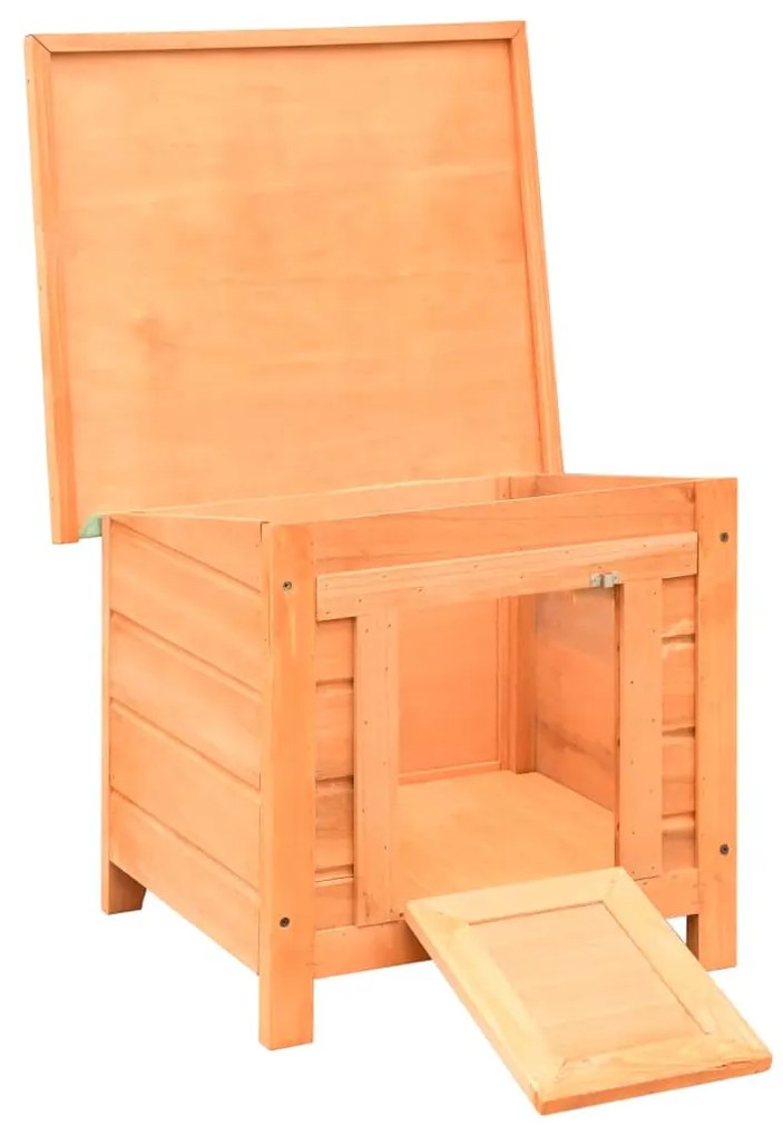 Domeček pro kočky 50 x 46 x 43,5 cm masivní borovice a jedle 170640