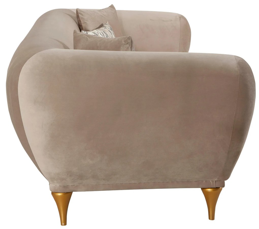 Hanah Home Třímístná pohovka MEBLON krémová 867UNQ1551