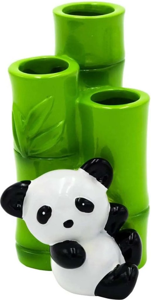 Sapho Ridder Panda - Držák kartáčků a past, zelená 2168200