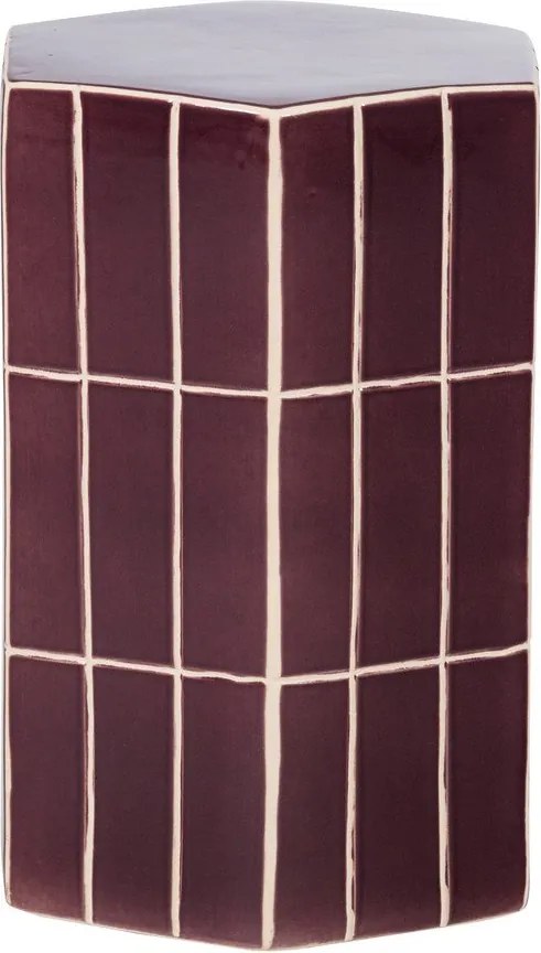 Keramický odkládací stolek 26x30 cm Plu – WOOOD