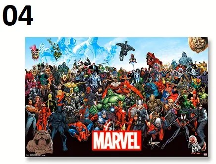 Obraz s motivem Marvel Superhrdinové, více motivů Motiv: 04, Rozměry (cm): 40x60 cm