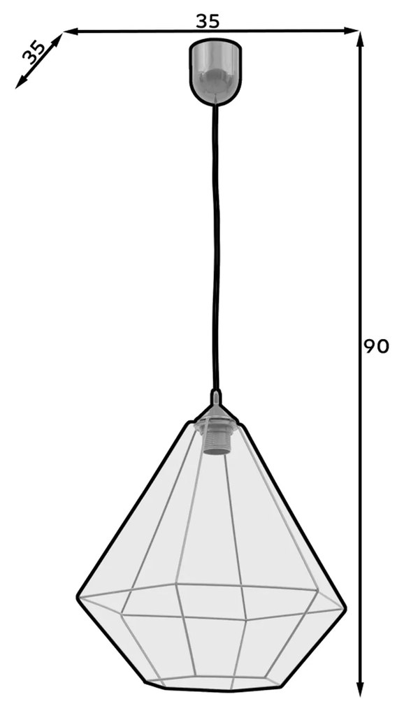 Eltap Industriální osvětlení Brevitas 1, 35x35x90cm
