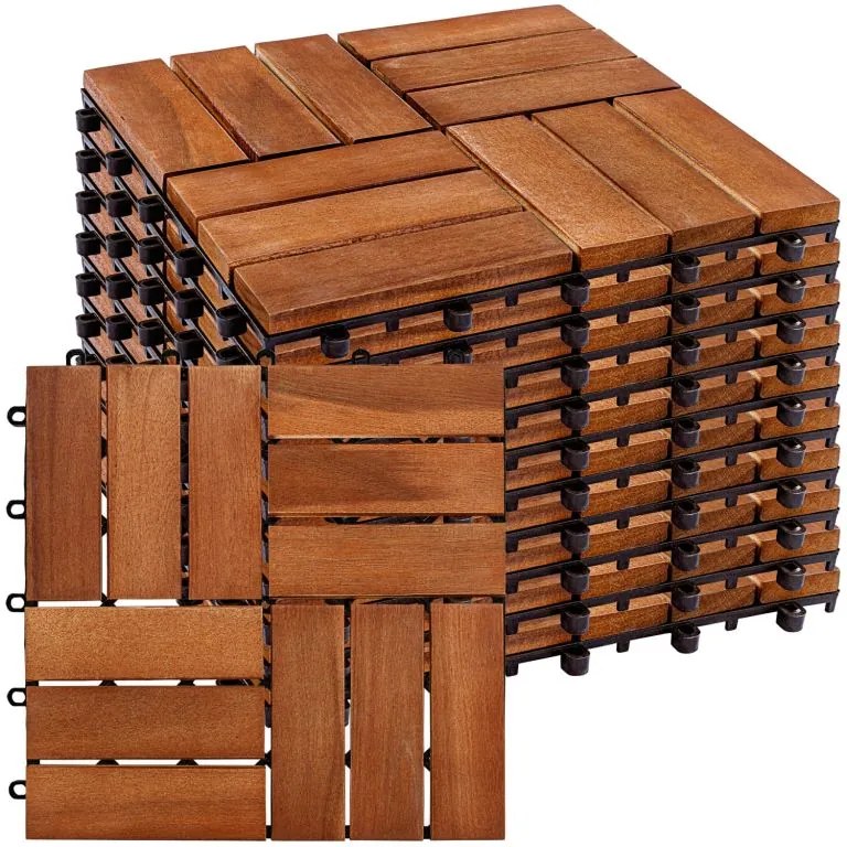Stilista 77229 STILISTA dřevěné dlaždice, mozaika 3, akát, 3 m²
