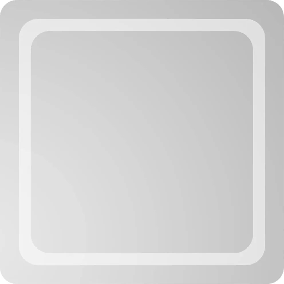 Koupelnové zrcadlo s LED osvětlením 60 x 60 cm 151778