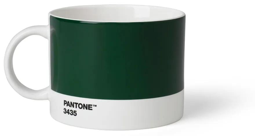Tmavě zelený hrnek na čaj Pantone, 475 ml