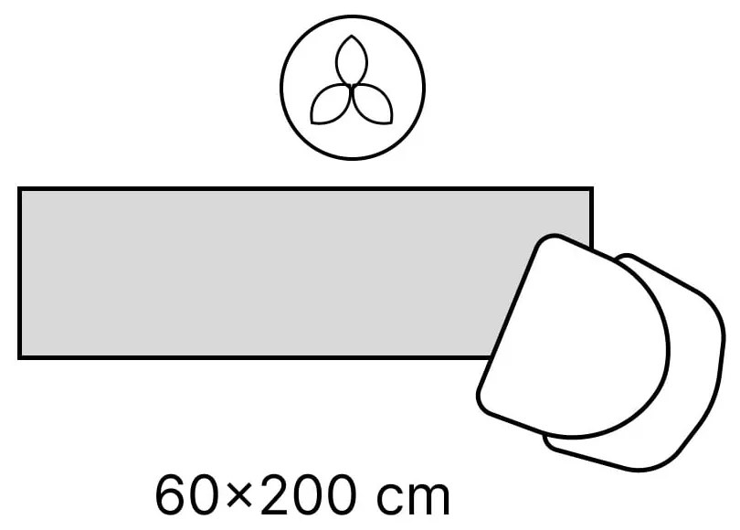 Červený oboustranný ručně tkaný vlněný běhoun 60x190 cm Kamal Kian – Nouristan
