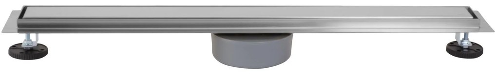 Odtokový žlab REA NEOX PRO 80 cm, broušený nikl