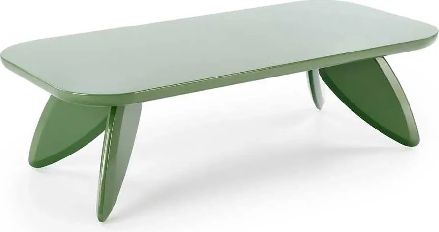 Konferenční stolek Soraya 120 cm zelený