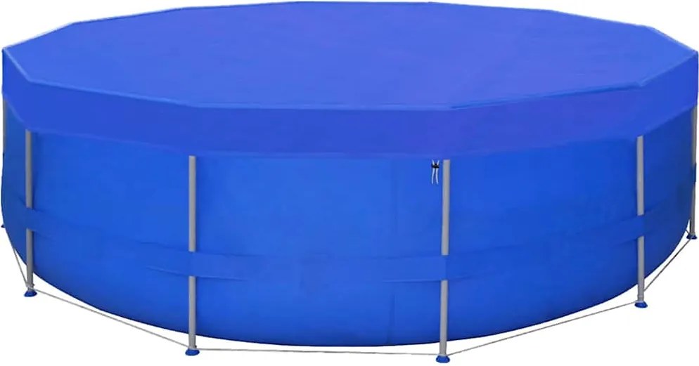 Krycí plachty na bazén 2 ks PE kulaté 540 cm 90 g/m² 3082802