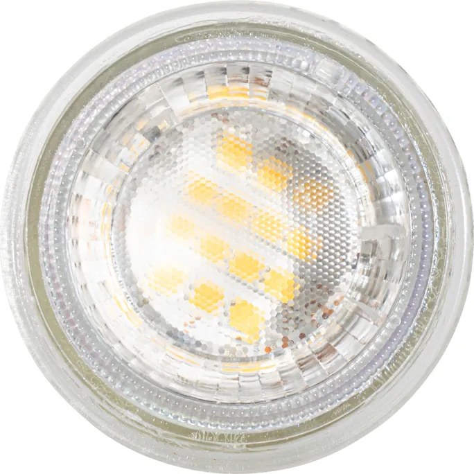 Sada 5 stmívatelných čirých LED žárovek GU10 50mm 2,5W 450 lm 2700K