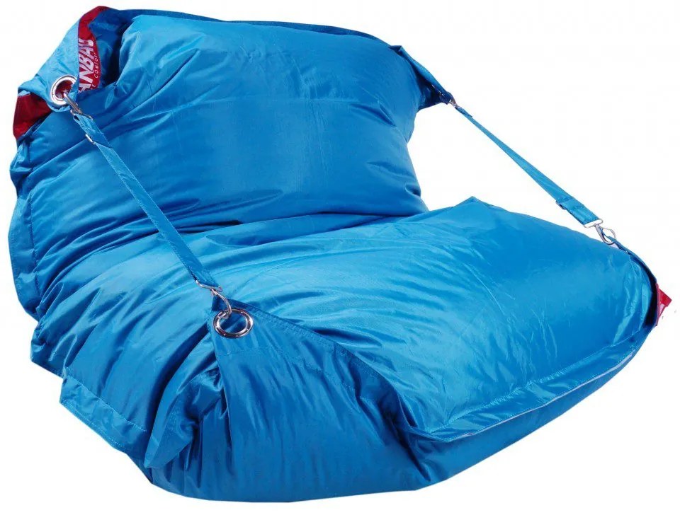 BeanBag 189x140 Comfort s popruhy turquoise