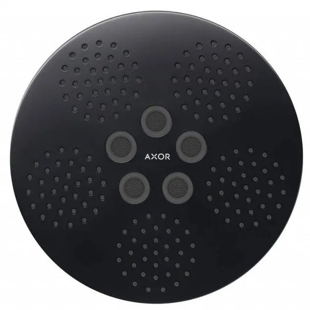 Axor One - Hlavová sprcha 280 2jet se sprchovým ramenem, černá matná 48492670