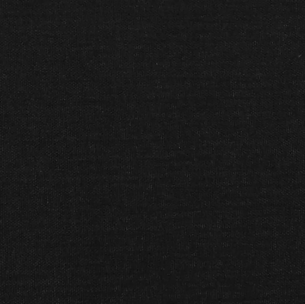 vidaXL Box spring postel s matrací 80 x 200 cm textil [3144129] Barva: Černá