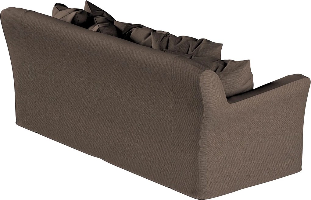 Potah na pohovku IKEA Tomelilla 3-místná nerozkládací barva hnědá látka pletený vzor