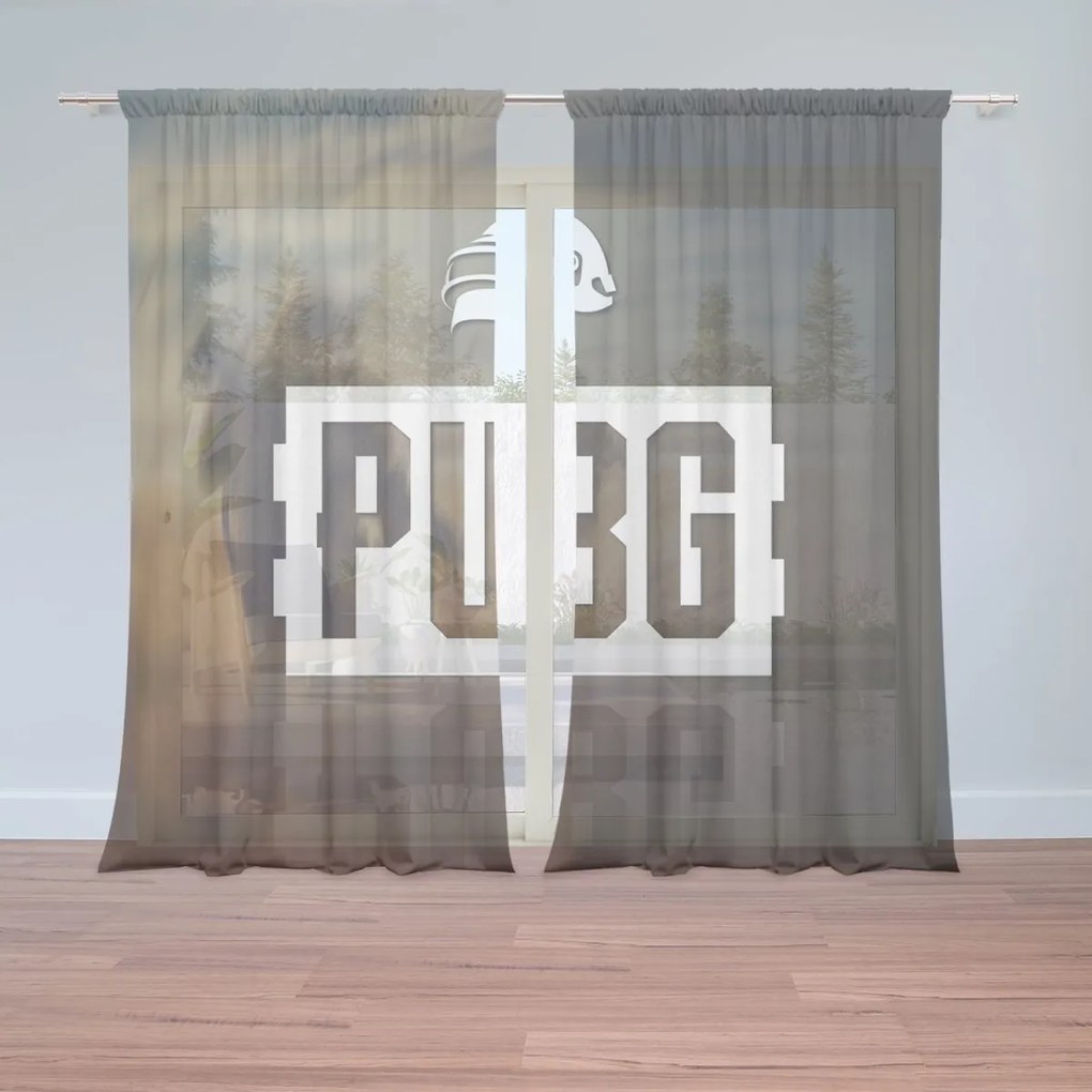 Sablio Záclony PUBG Vojáci: 2ks 150x250cm