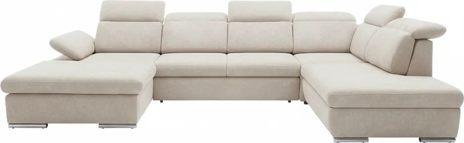 PCo Rohová sedací souprava OLIE II do U, 356 cm Barva látky: Tmavě modrá (Monolith 77), Roh pohovky: Levý roh