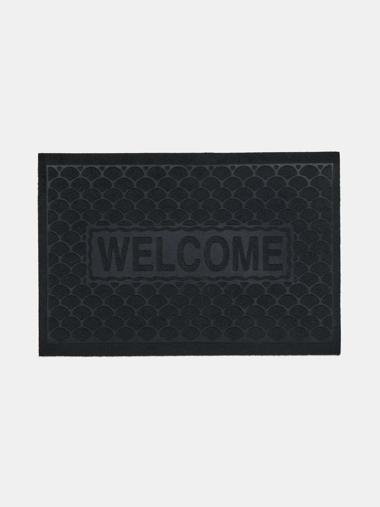 Sinsay - Rohožka s nápisem Welcome - černá